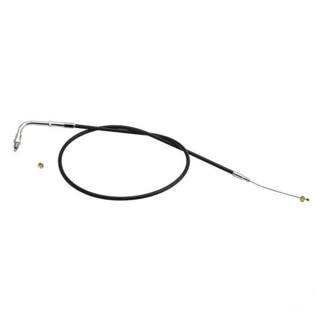 36″ SNAP-IN THROTTLE CABLE – OPEN SIDE FOR 1996-UP HD& – LKtraz Motors